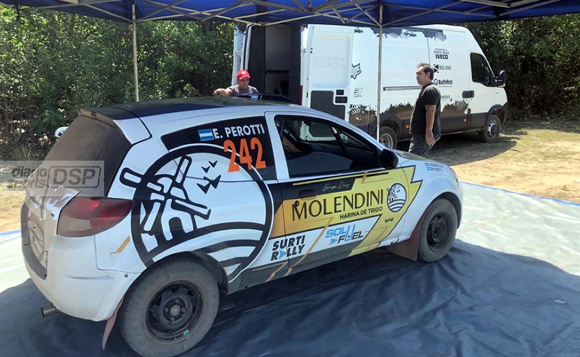 Perotti y Anselmi en la vuelta del Rally Cordobés en Colonia Caroya ...