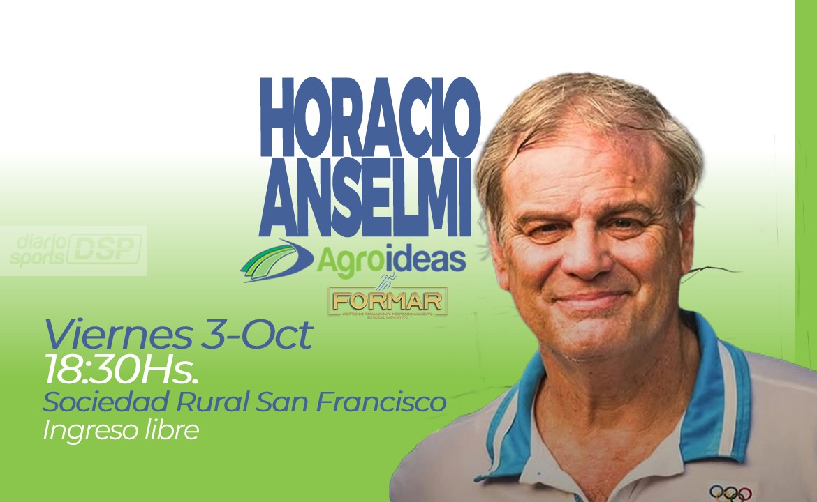 Horacio Anselmi llega a la Rural San Francisco con una charla ...
